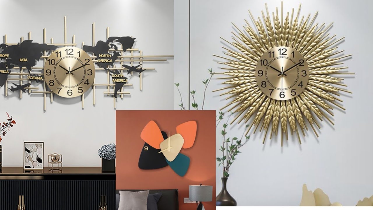 luxury modern wall clocks design ideas/living room/homary furniture ...