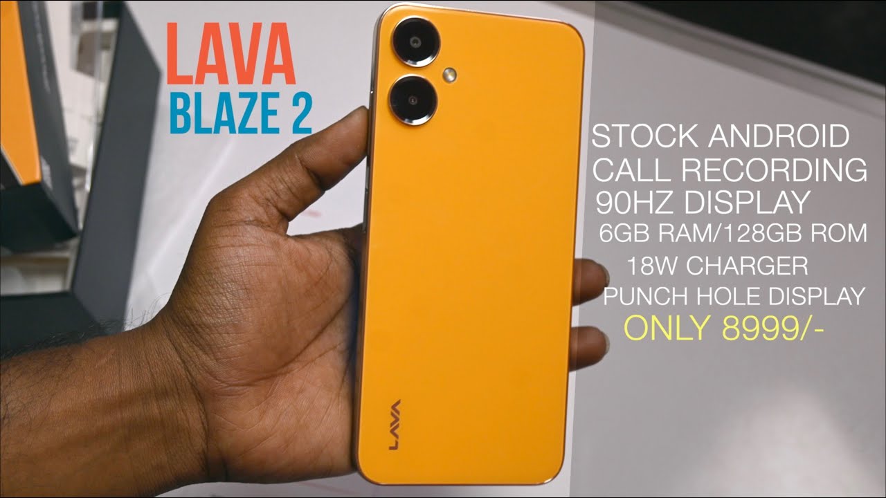 Lava Blaze 2 unboxing and first hands on review | 6gb/128gb, glass back ...
