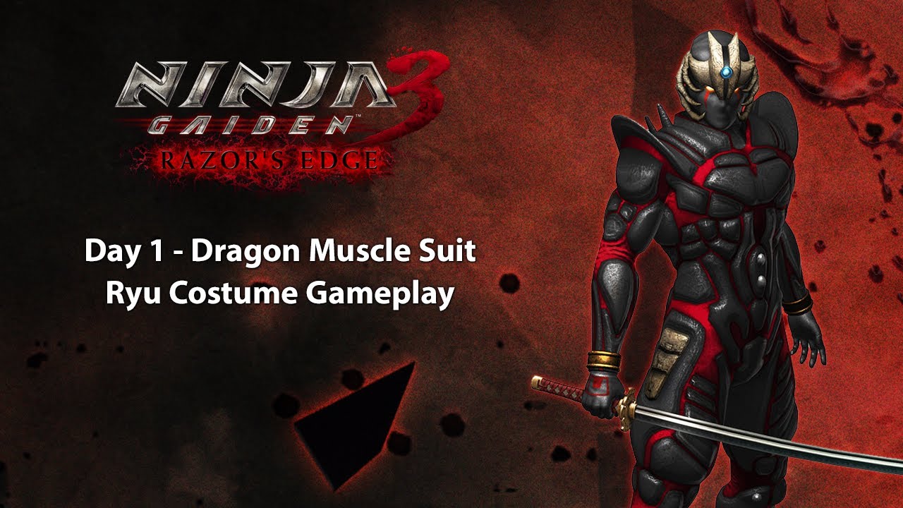 Ninja Gaiden 3 Razor's Edge PS3 - Day 1 Dragon Muscle Suit Ryu - YouTube