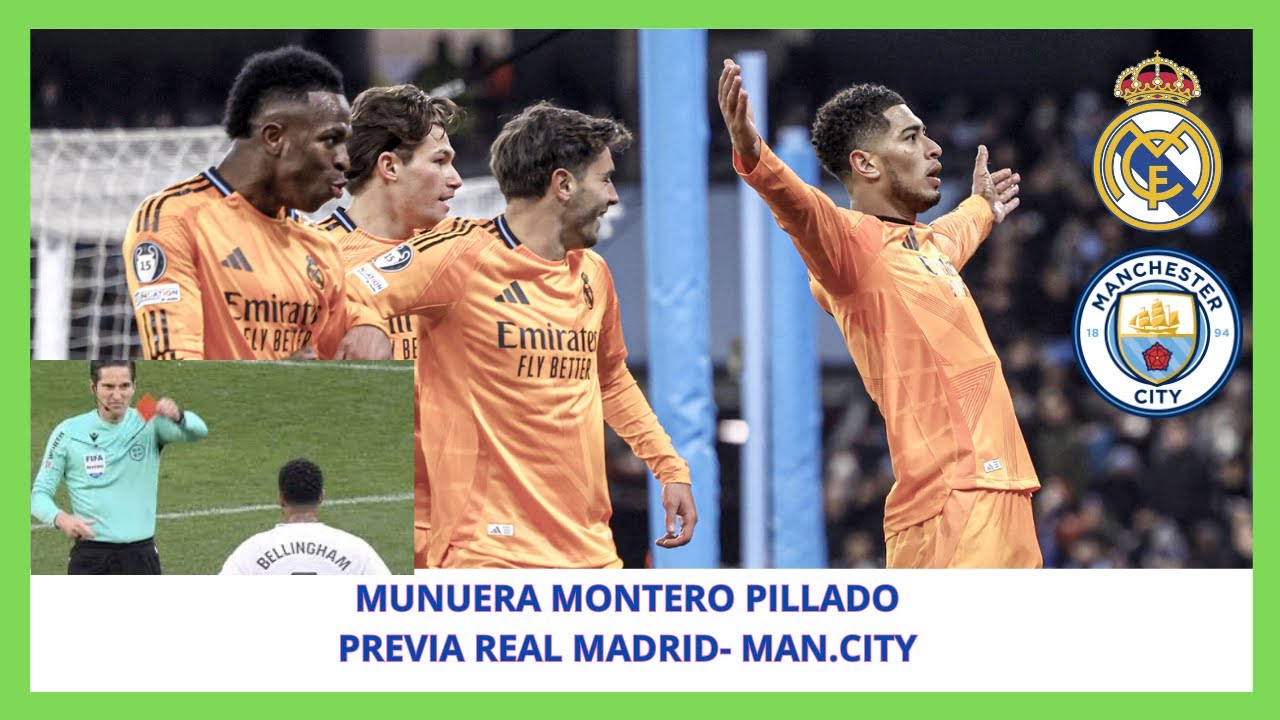 MUNERA MONTERO PILLADO OTRA MÁS | PREVIA REAL MADRID - CITY A REVENTAR ...