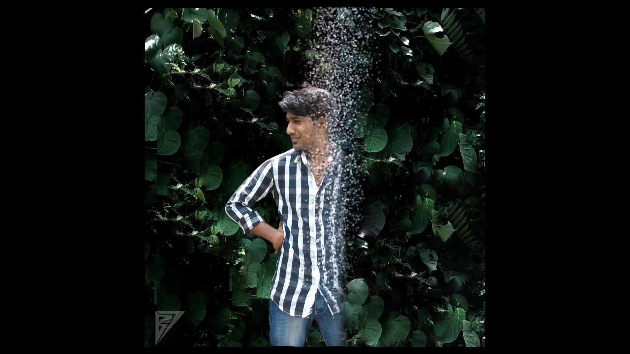 Dissolve into Sand particles effect - AE - YouTube