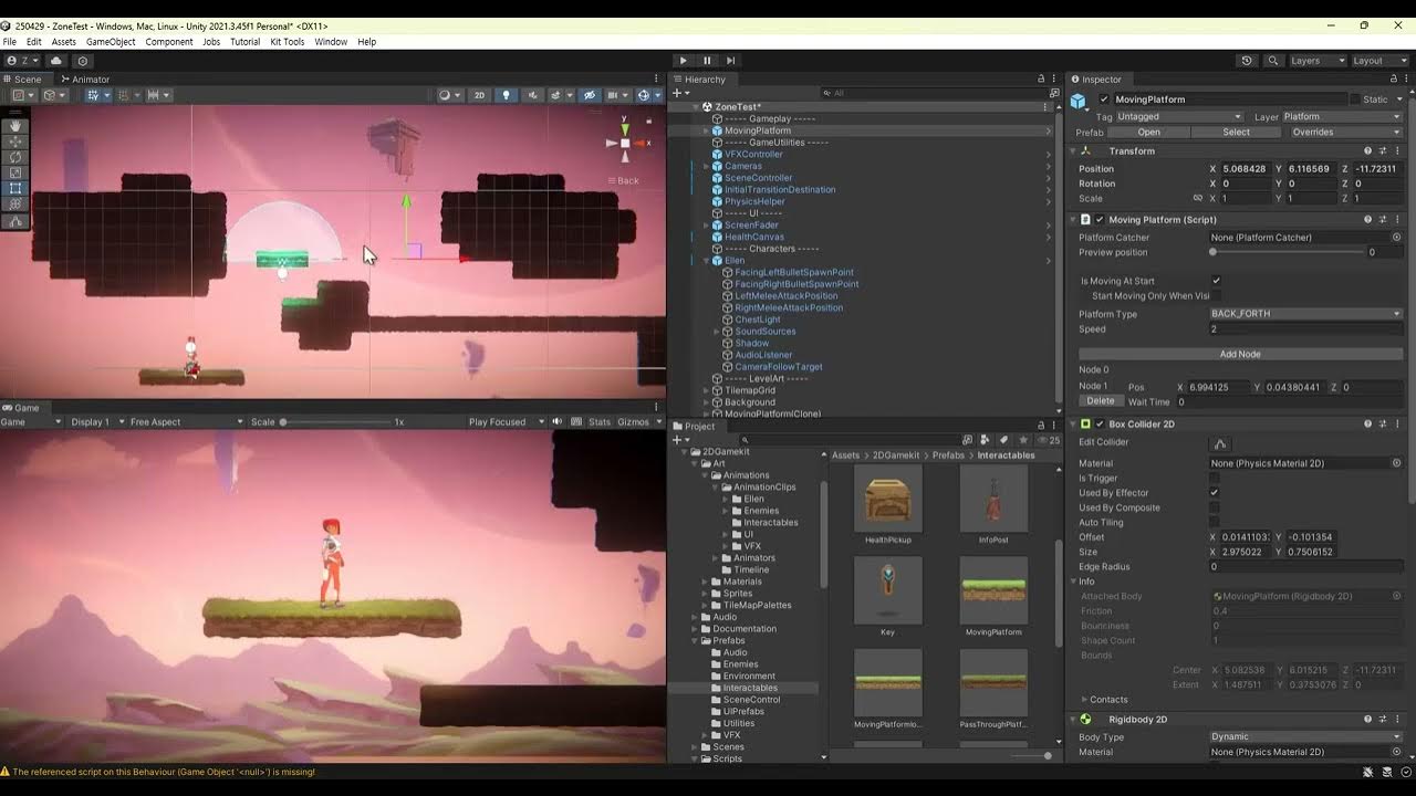 unity 2D Game Kit 레벨 디자인 실습 #1 - YouTube