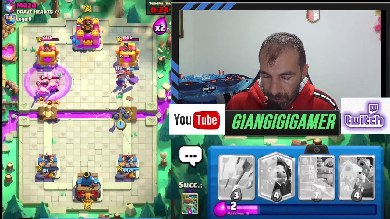 ROAD TO LEGA 10 LO SCRIPT NON MI MOLLA CLASH ROYALE - YouTube