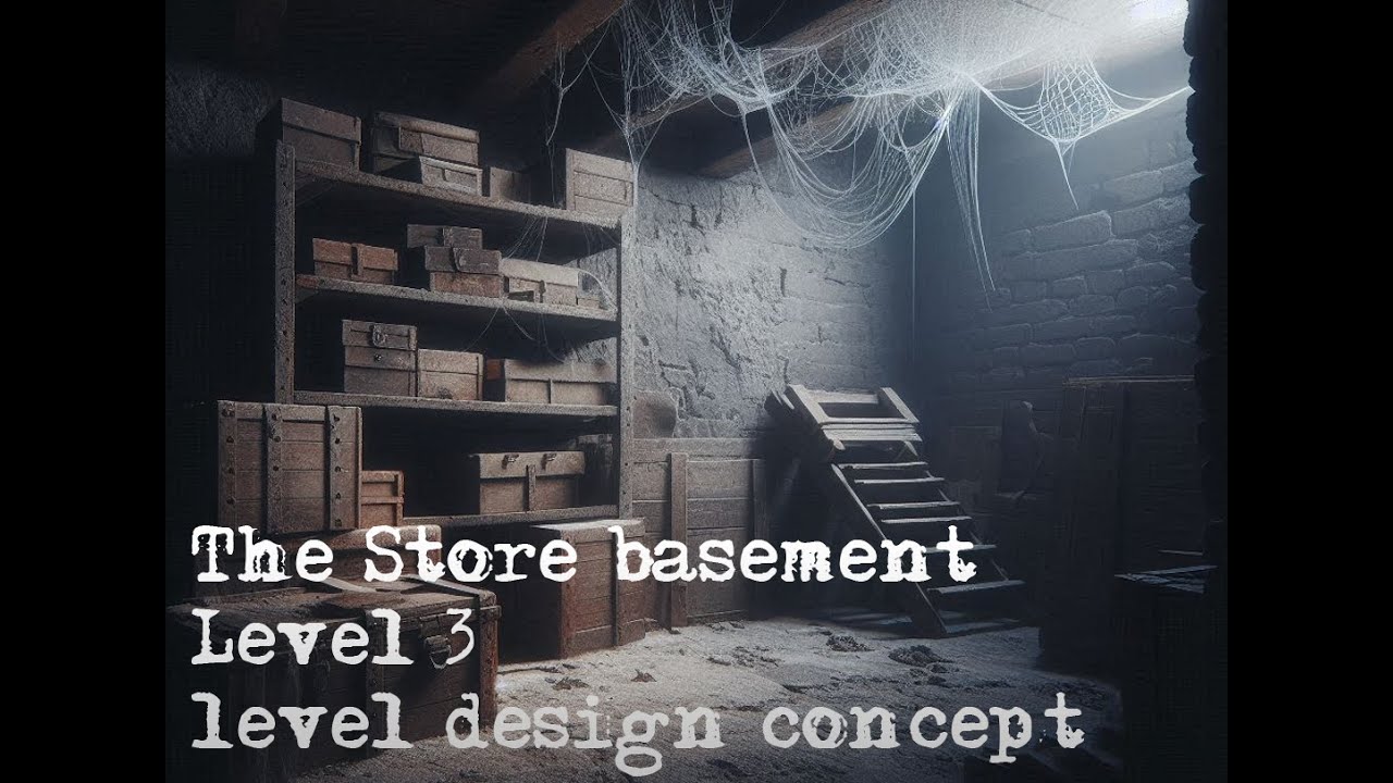 The Store Basement - Level 3 - Level Design Concept - Unreal Engine 5 ...