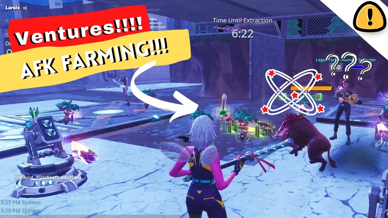 Fortnite STW - The Best Ventures farming AFK 🔥🔥🔥 method / ventures ...