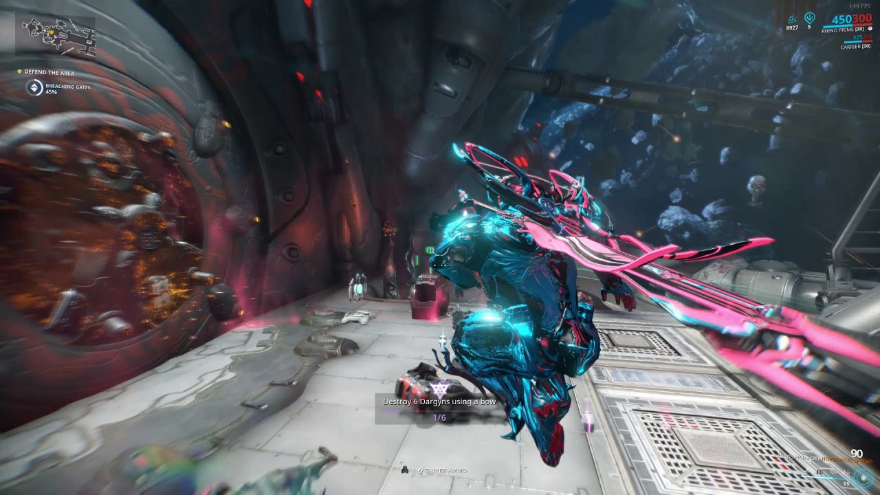 warframe : Destroy 6 Dargyns using a bow - YouTube