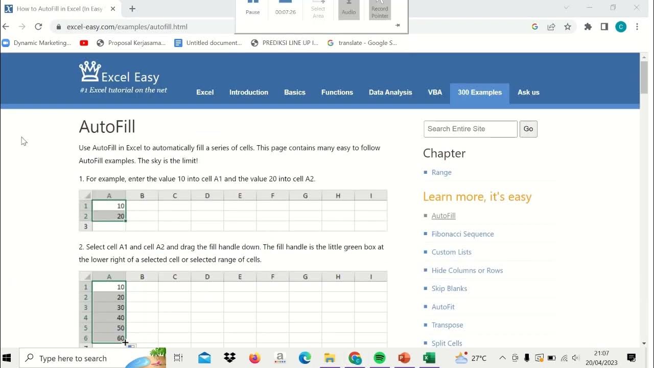 Tugas KBT-Excel Easy (Introduction) Part 1 - YouTube