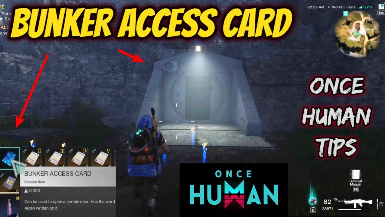 Once Human Bunker Access Card - YouTube