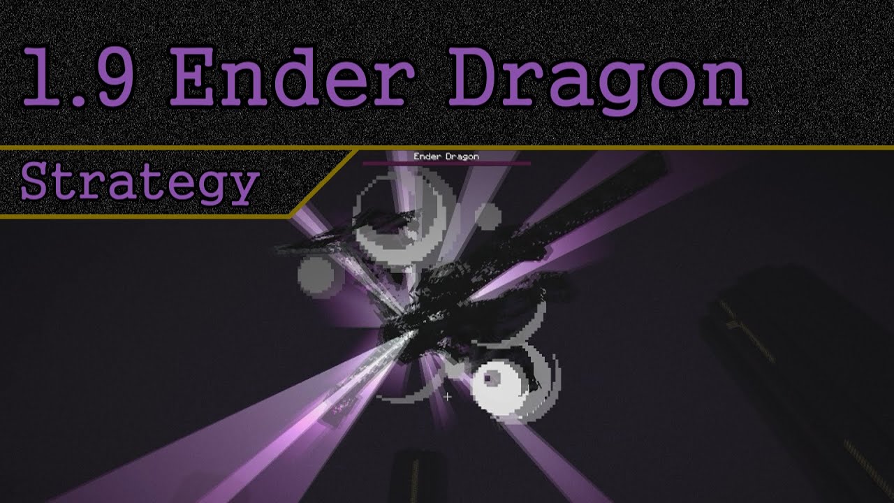 [Minecraft 1.9] Ender Dragon Fight Strategy (15w40b) - YouTube