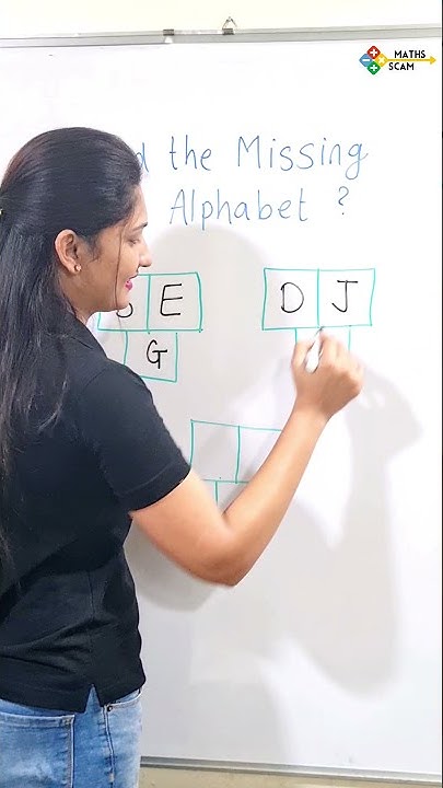 Find the missing alphabet - YouTube