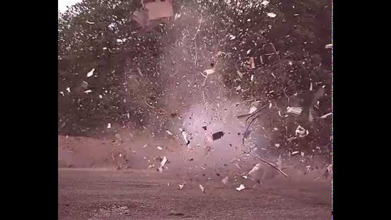Caravan Explosion High Speed Aufnahme iX iSPEED Kamera - YouTube