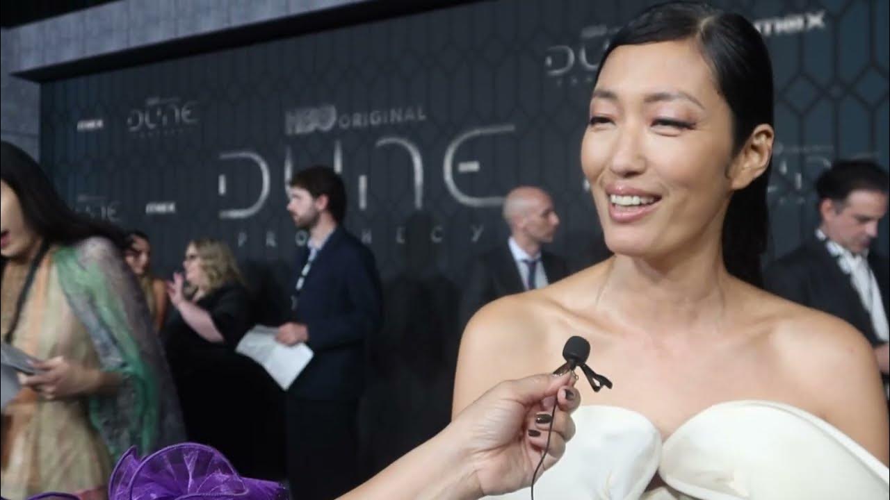 Exclusive DUNE: PROPHECY with Jihae red carpet interview by Janet R. Nepales - YouTube