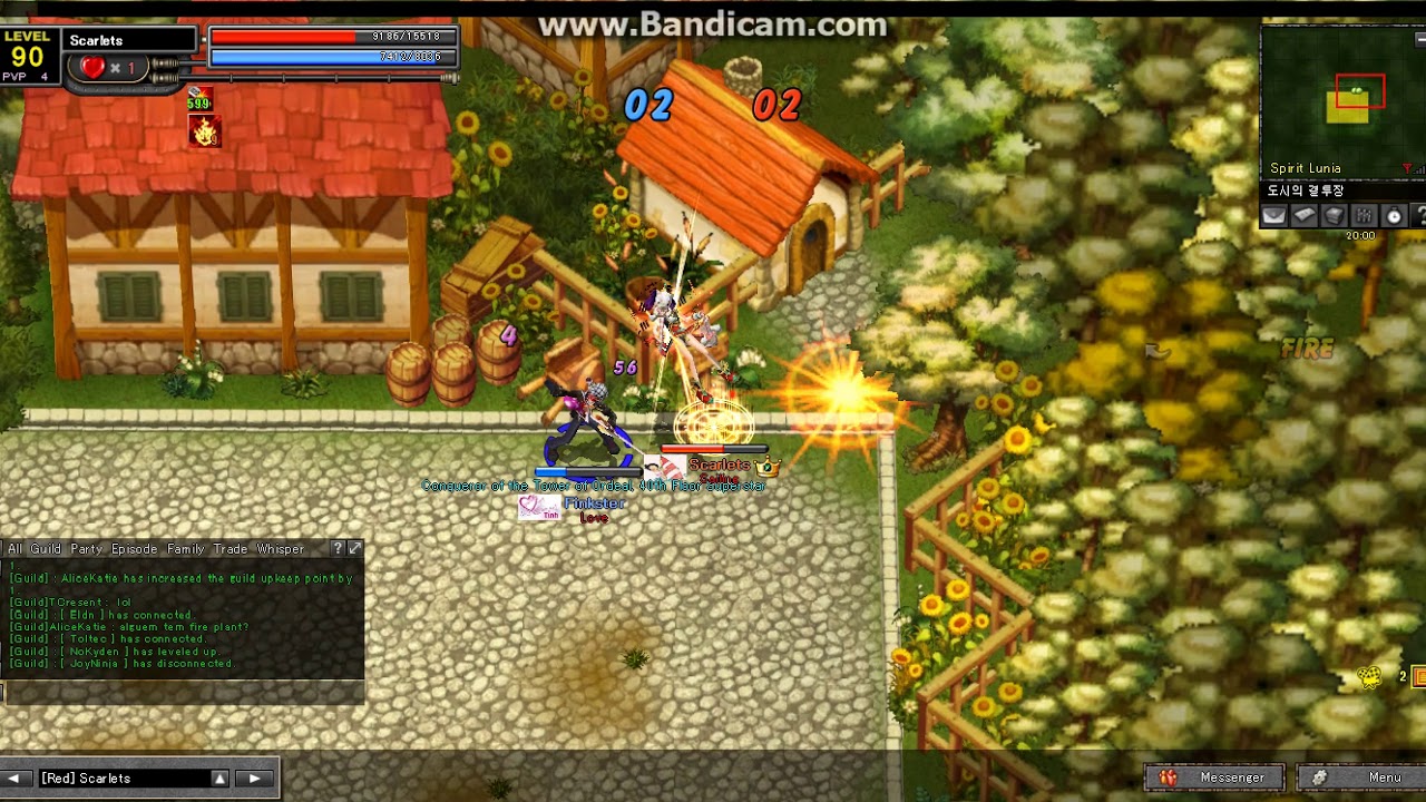 Spirit Lunia PVP Round Two (2): Tia vs Dain - YouTube
