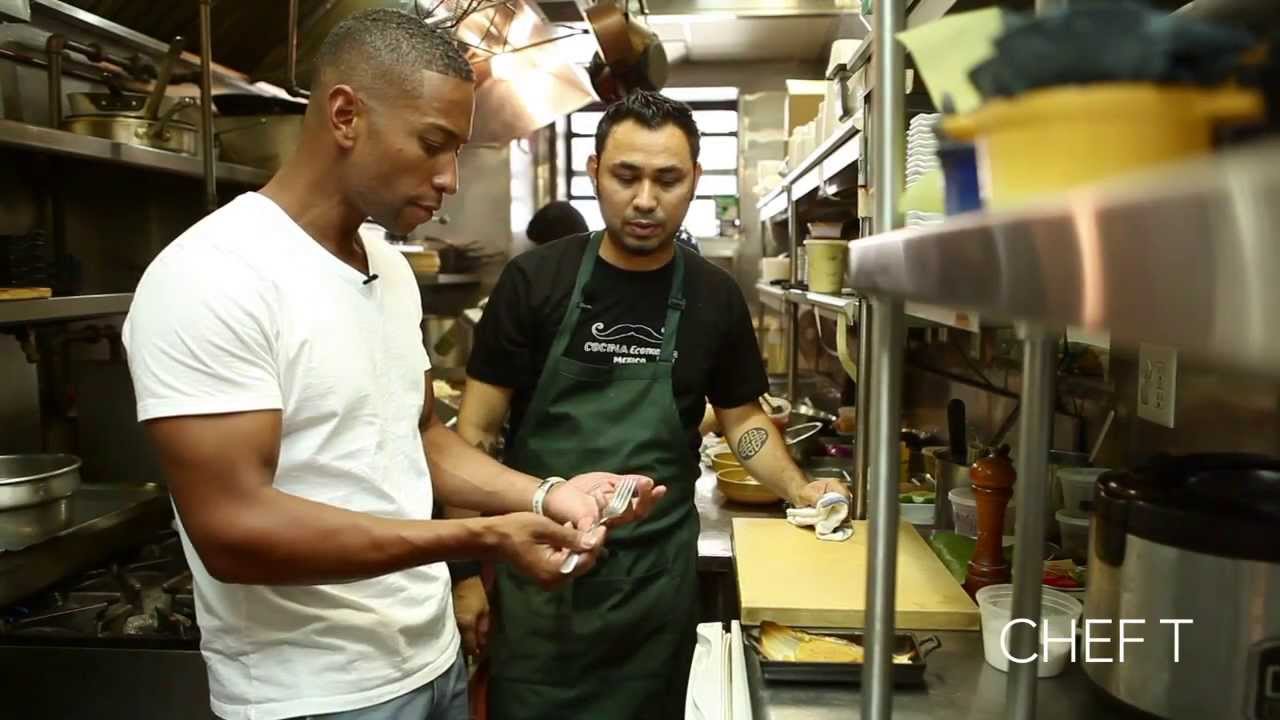 Chef T hangs with Chef Bank at Cocina Economica Mexico - Farm to Table ...