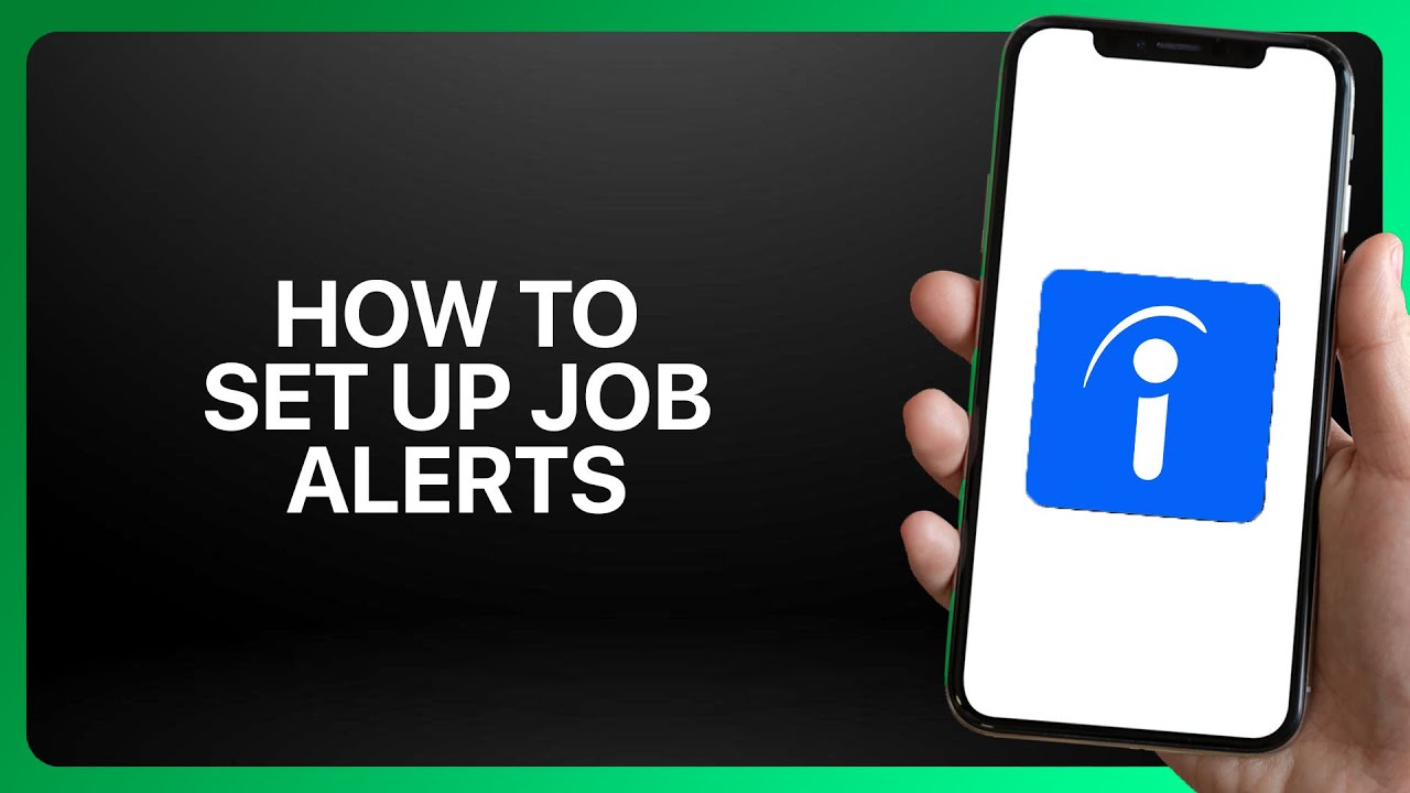 How To Set Up Job Alerts In Indeed App ! Tutorial - YouTube