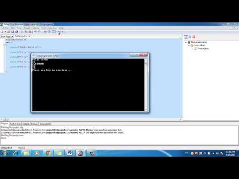 C Programming Lecture 2 || Display Data Practical - YouTube