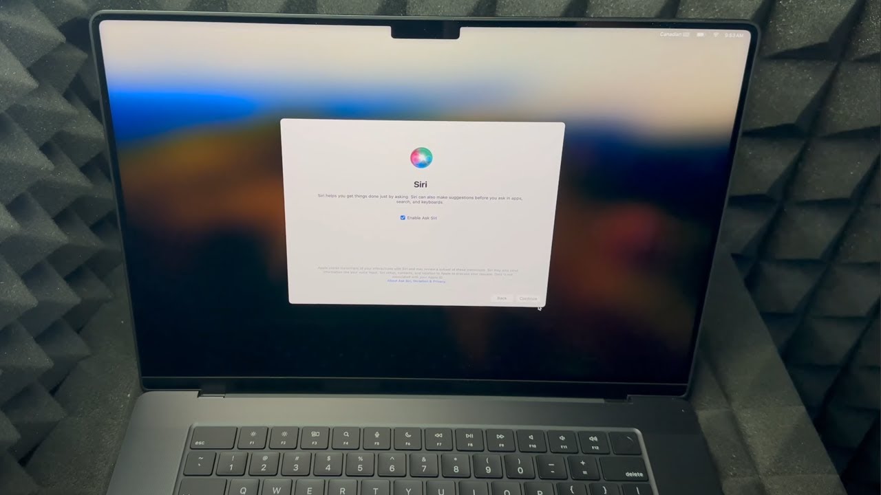 How to Set Up Siri on MacBook Pro M3 Pro 16-Inch - YouTube