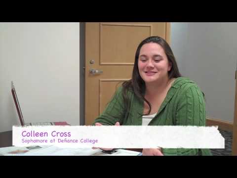 Defiance College Student Colleen Cross - YouTube