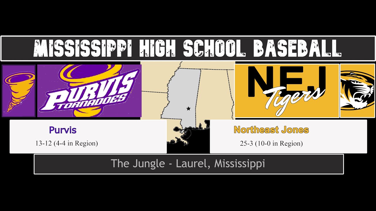 Purvis Tornadoes vs. Northeast Jones Tigers (Mississippi High School ...