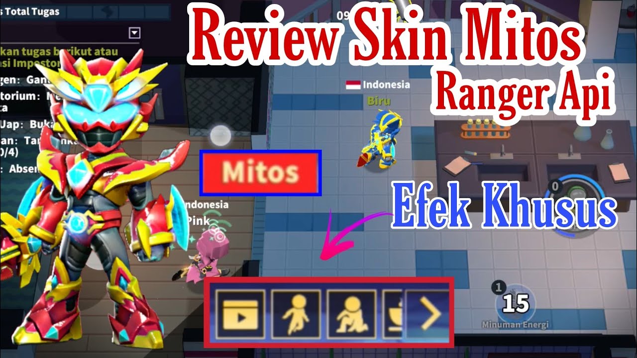 Review Skin Supersus Power Ranger Api‼️Skin Mitos Dan Efek Dari Skin ...