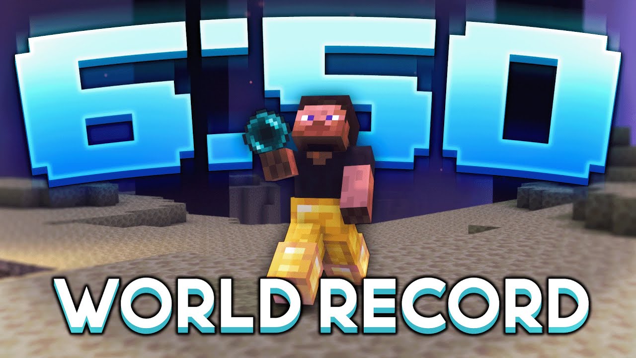 MINECRAFT WORLD RECORD (6:50) - YouTube