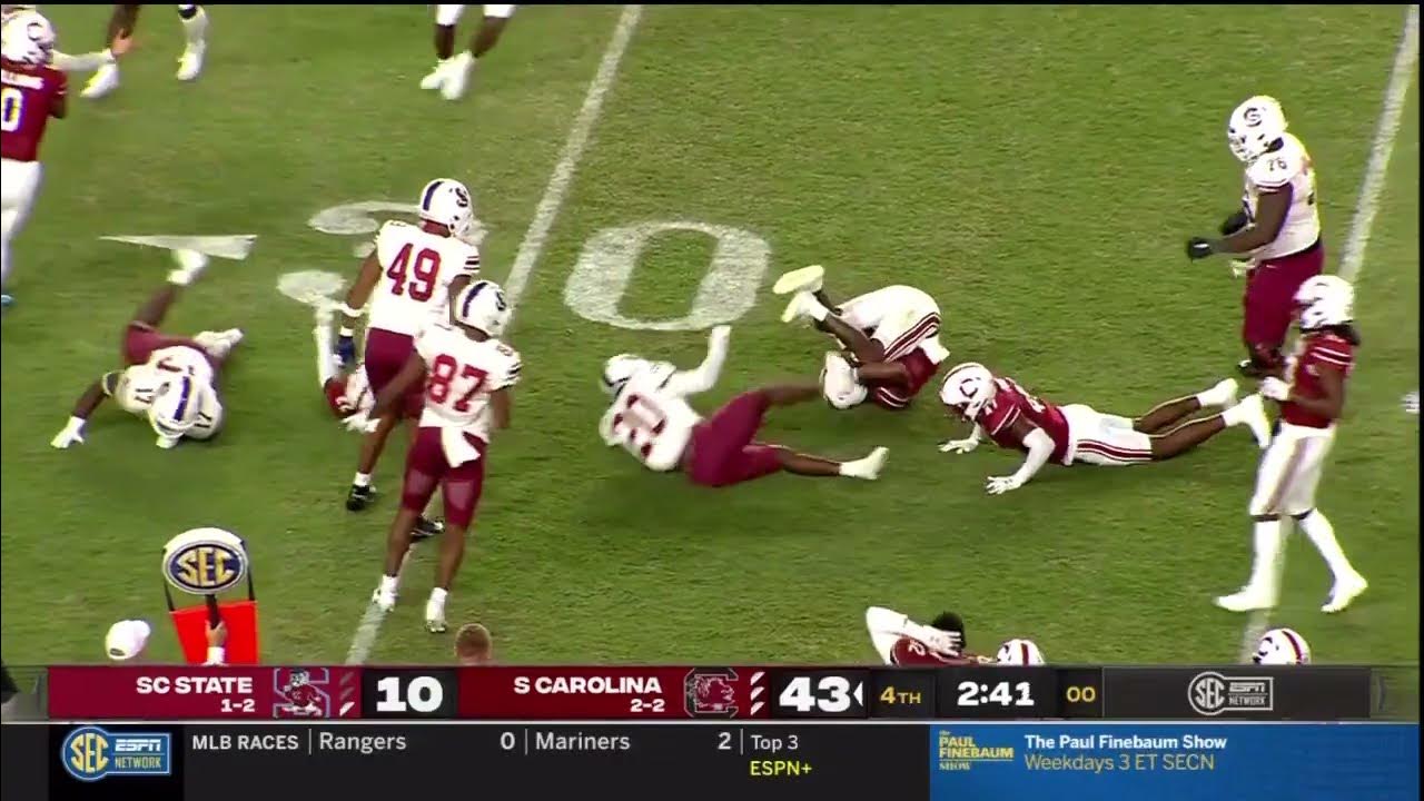 2022 USC vs SC State - Josh Vann 30 Yd Punt Return - YouTube