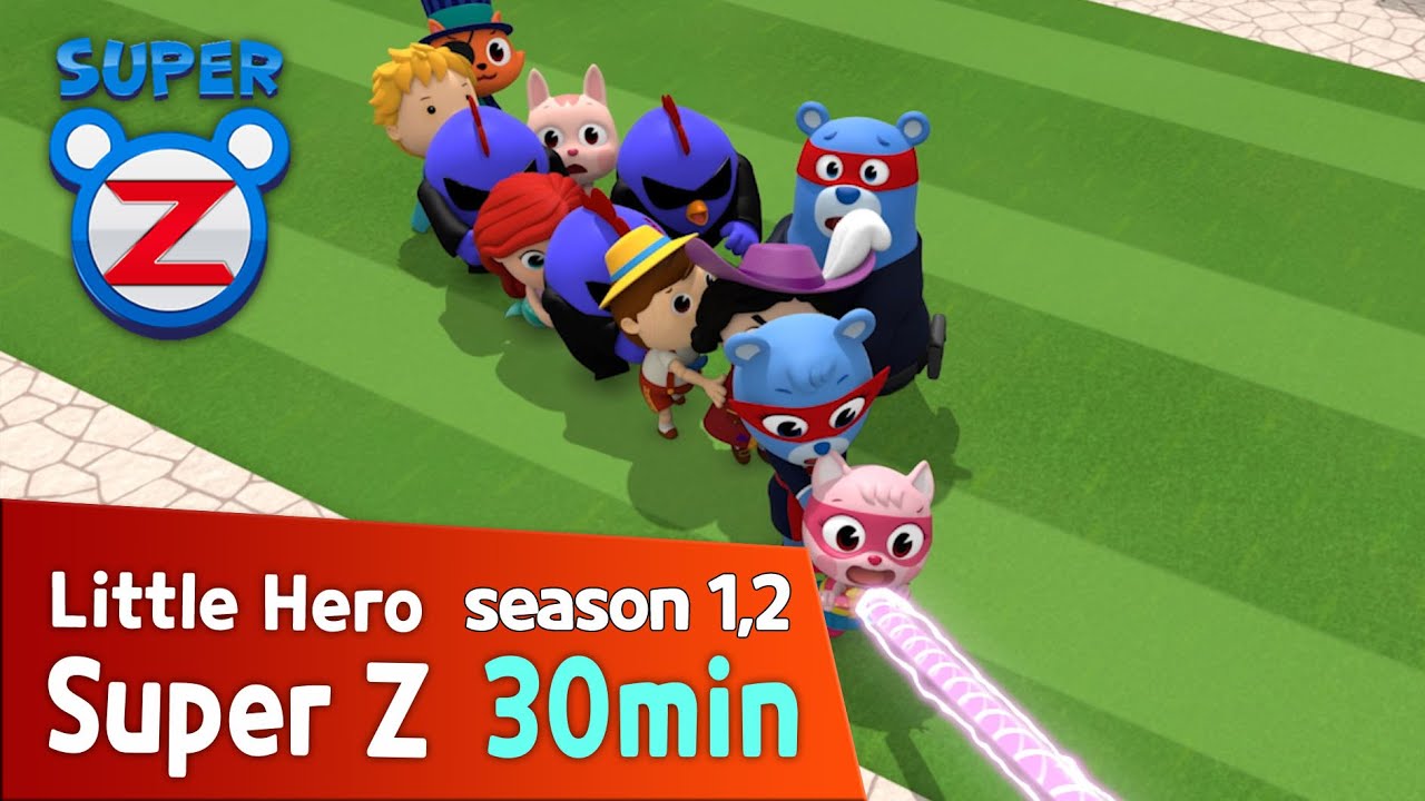 [Super Z 1,2] Little Hero Super Z l 30min Play l Food Game l - YouTube