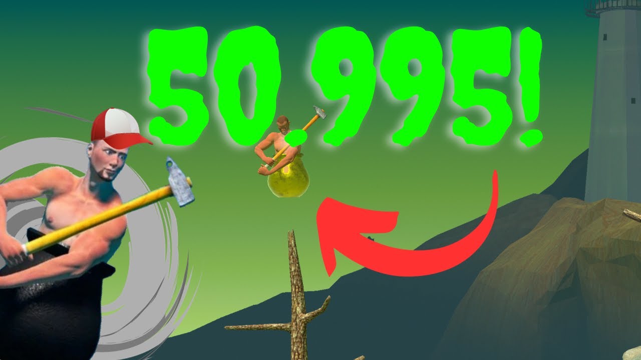 Getting Over It - Sum of Best Segments In 50.995s - YouTube
