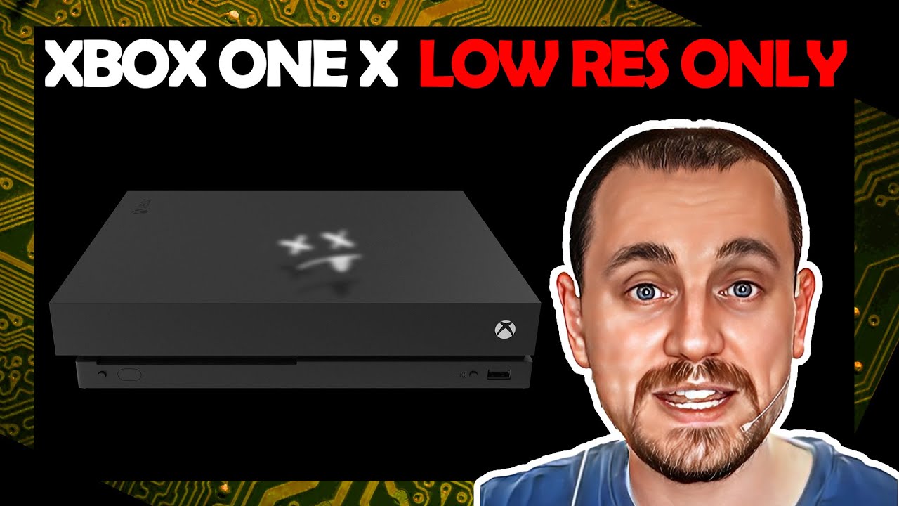Let's fix this XBox One X low res output sent in by one of our viewers ...