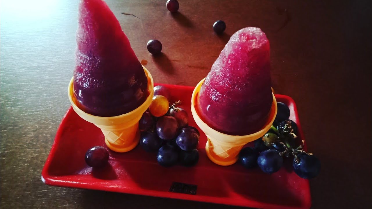 Grape Popsicle || Grape juice recipe || easy to make - YouTube