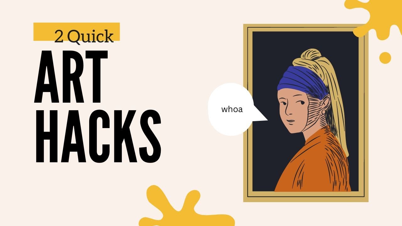 Art hacks or how to improve art #arttips #artistideas - YouTube