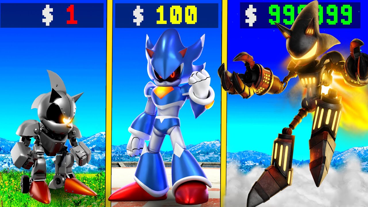 $1 SONIC to $1,000,000,000 in GTA 5 - YouTube