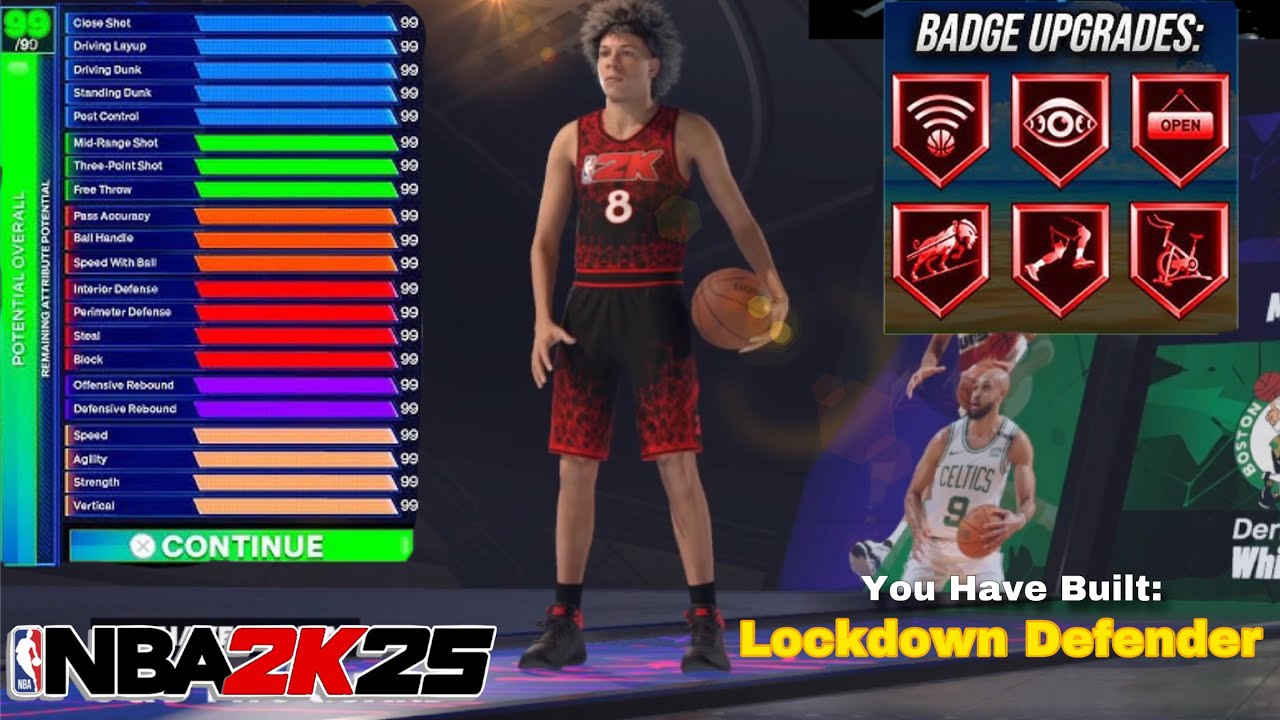 Best All Around LockDown Build In 2K25!!!Shooting limitless/Dribbling ...