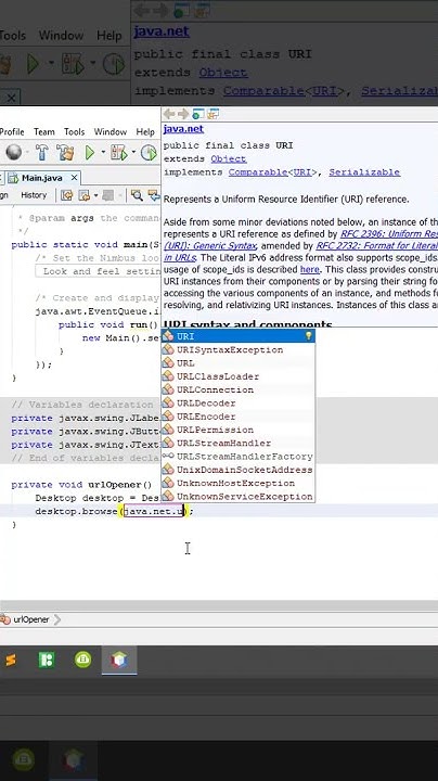 Open a URL #java #javaprogramming #javatutorial #programming #shorts - YouTube