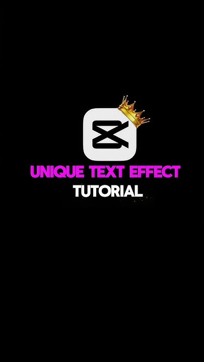 capcut unique text effect tutorial 🔥💡 #shortvideo #capcut #shortsvideo #capcuttutorial - YouTube