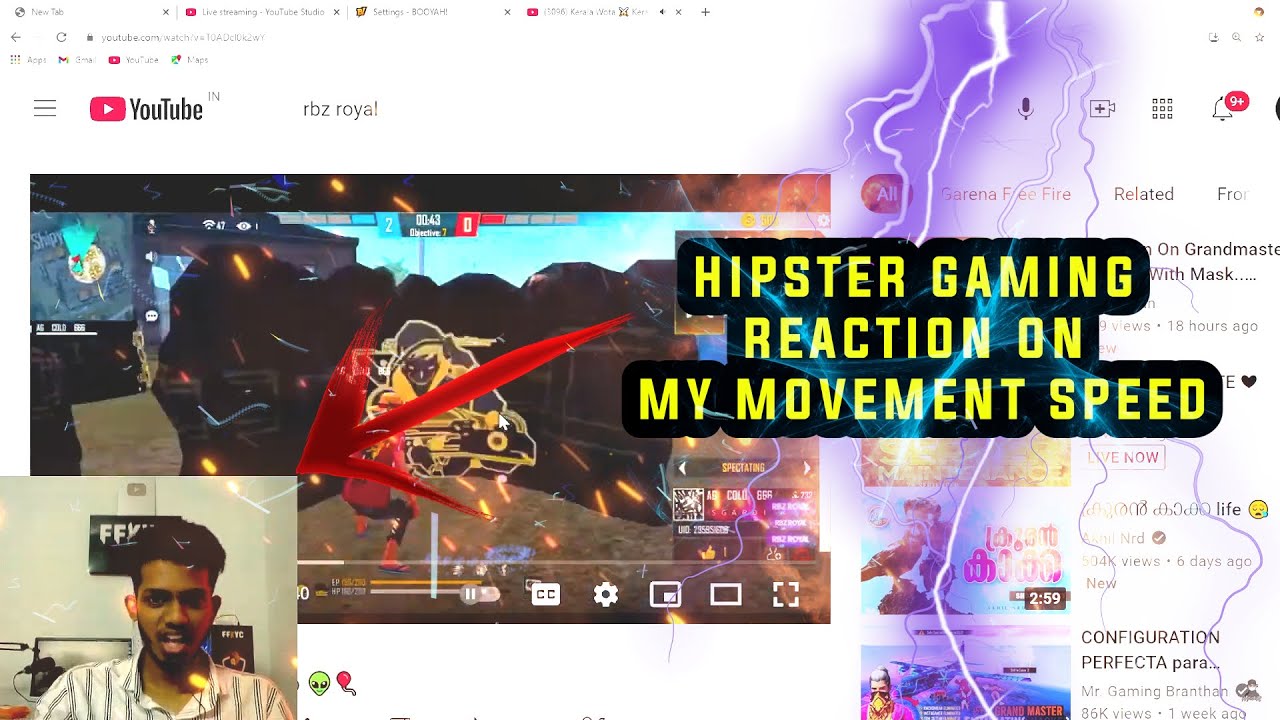 HIPSTER GAMING REACTION ON MY GAMEPLAY 😎 / MOVEMENT KING - YouTube
