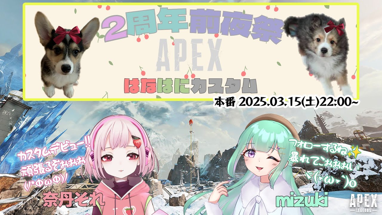 [APEX]カスタムデビュー！！本番前の調整日🔰 250308 - YouTube