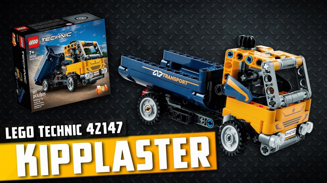 LEGO Technic 42147 - Kipplaster (2023) | Aufbau - Live-Bauen - YouTube