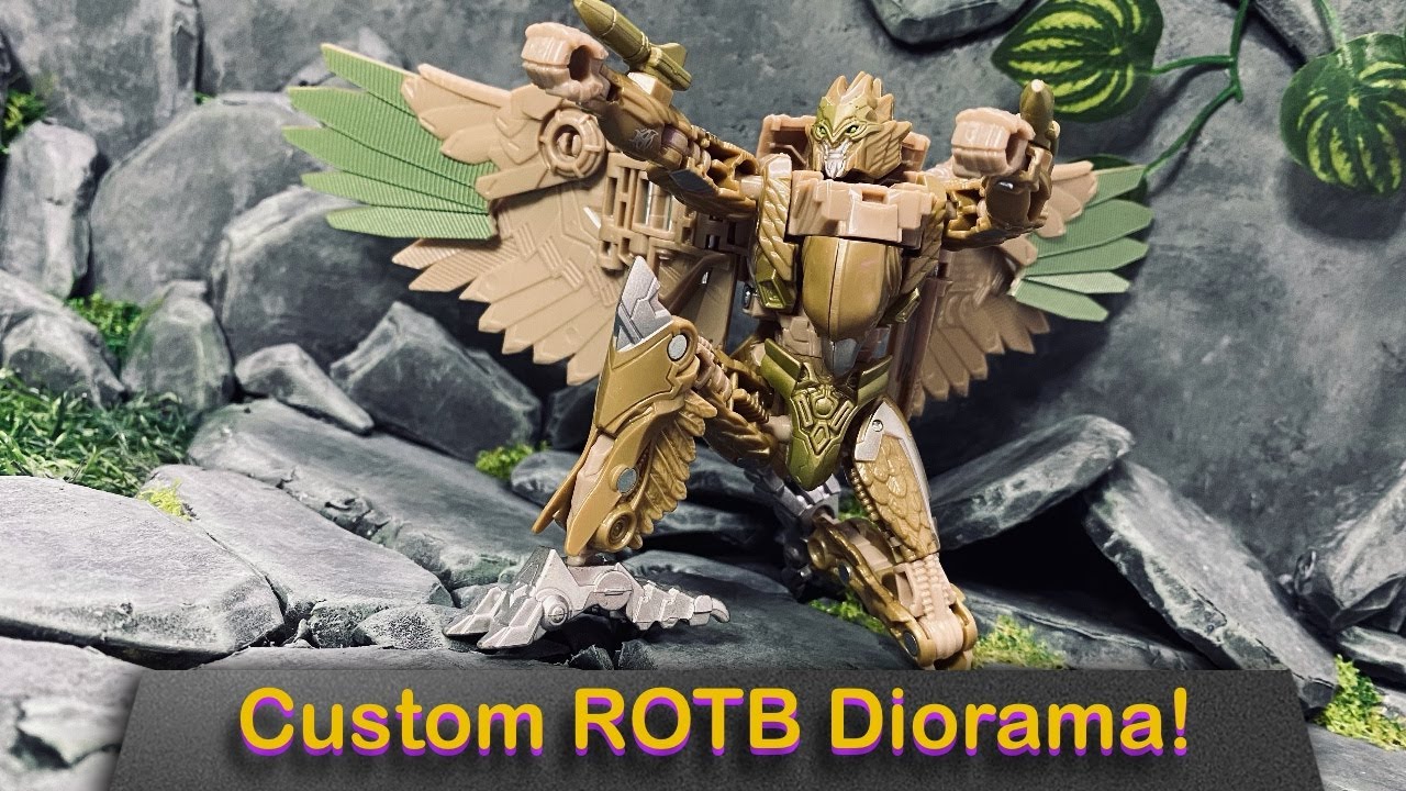 This Diorama Is Made Out Of Foam? #riseofthebeasts #transformers - YouTube