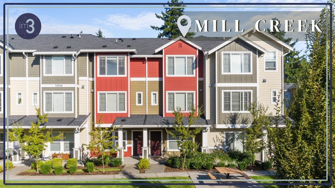 Touring this Stunning Townhome at Mill Creek Meadows - YouTube