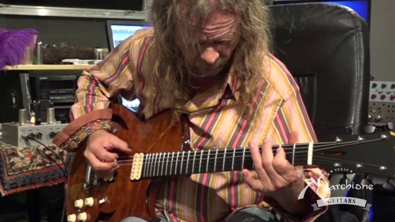 Erich Avinger on the Marchione Guitars semi-acoustic - YouTube