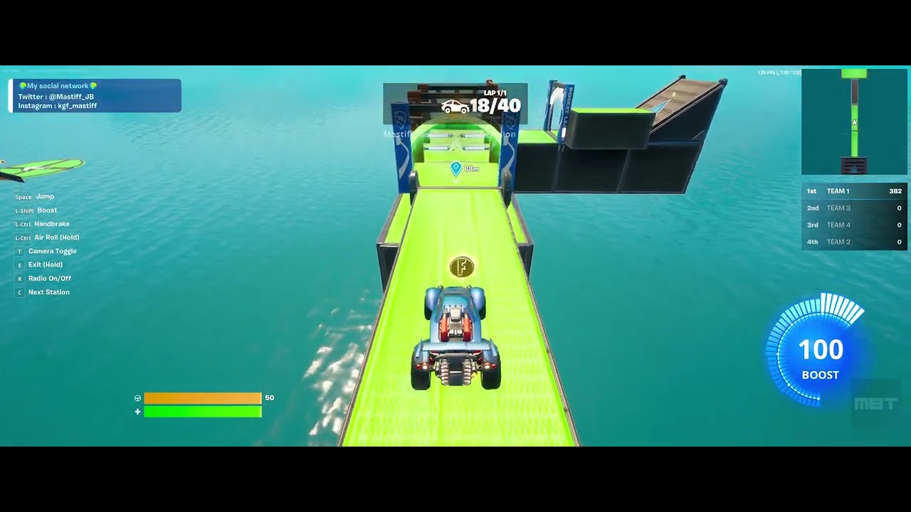 FORTNITE TUTORIAL: OCTANE DEATHRUN 40 LEVELS: LEVELS 16 17 18 19 20 ...