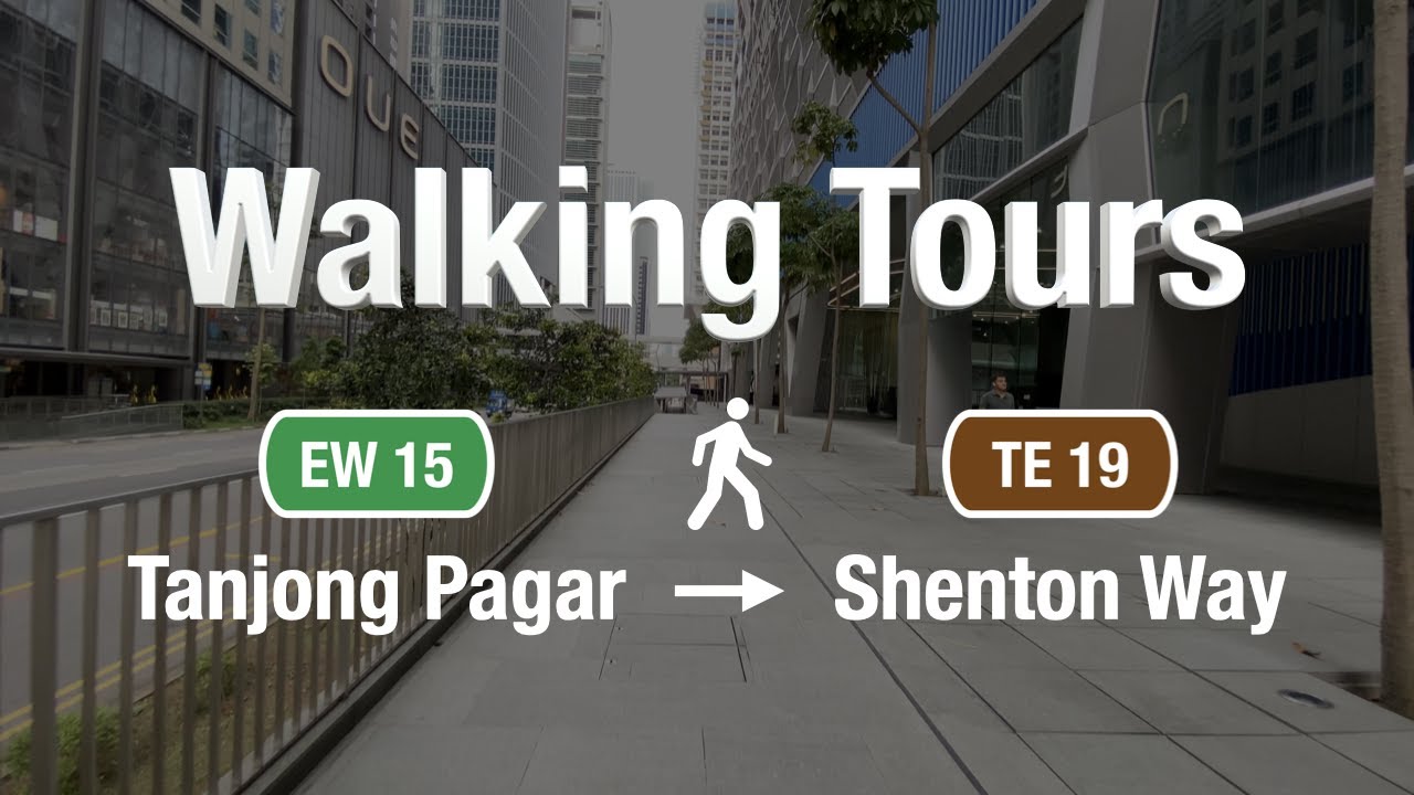 Tanjong Pagar MRT → Shenton Way Transfer Review | Walking Tours Ep 21 ...