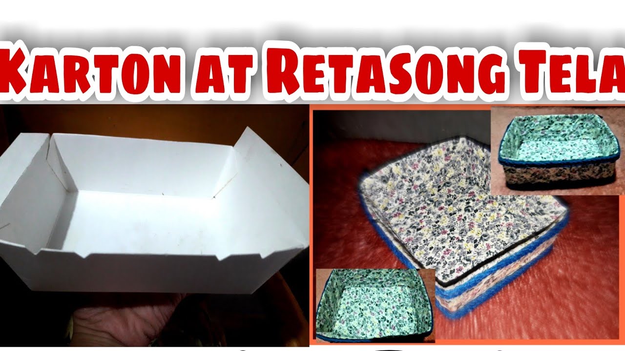 Karton Basket | Easy gawin - YouTube