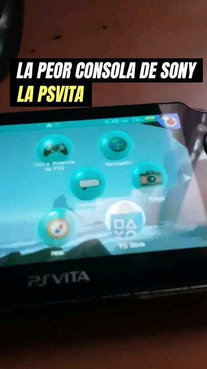 LA PEOR CONSOLA DE SONY #sony #playstation #psvita #gamers #consolasbaratas - YouTube