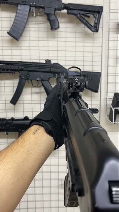 Страйкбольный привод АК 74 / 103 Cyma в обвесе Magpul - YouTube