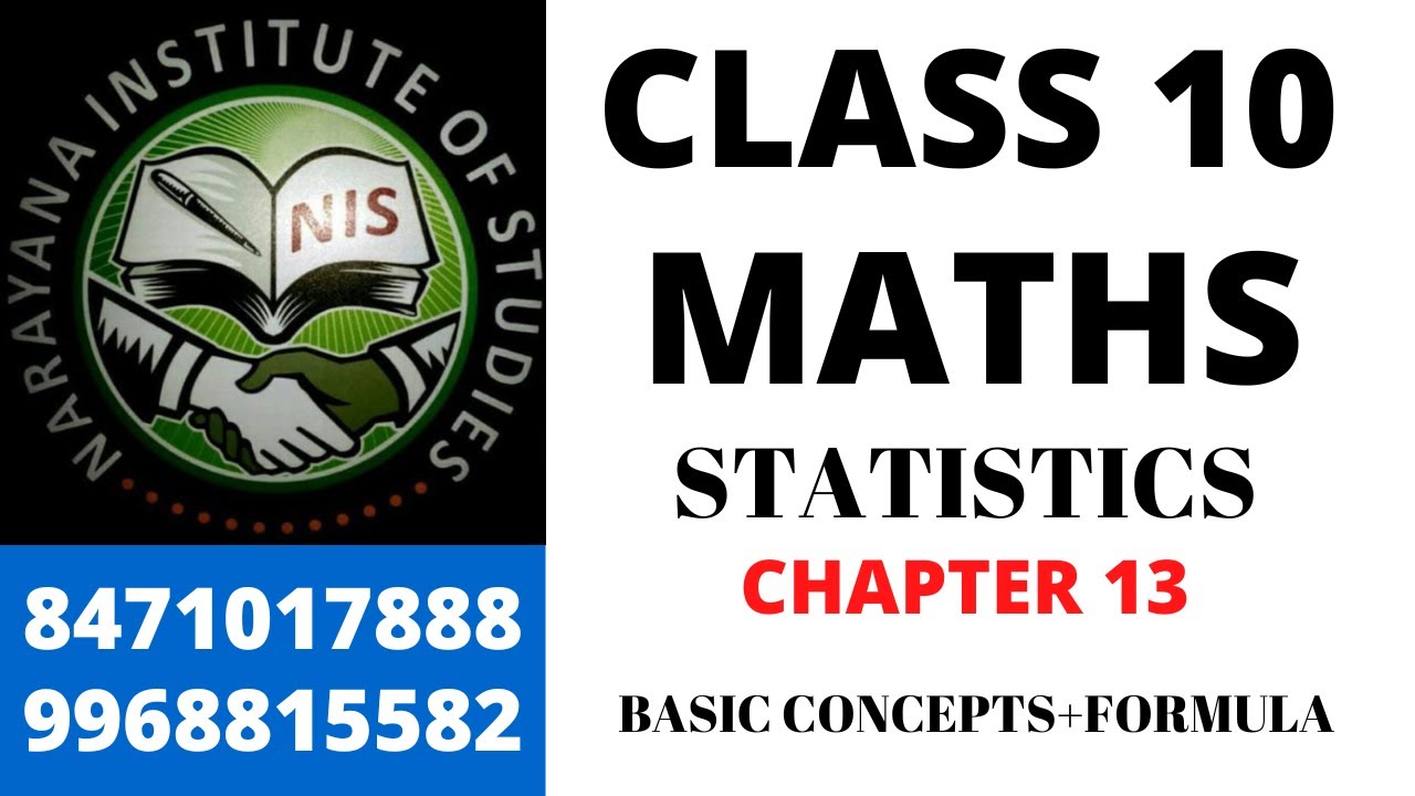 STATISTICS CLASS 10 basic concepts formula - YouTube