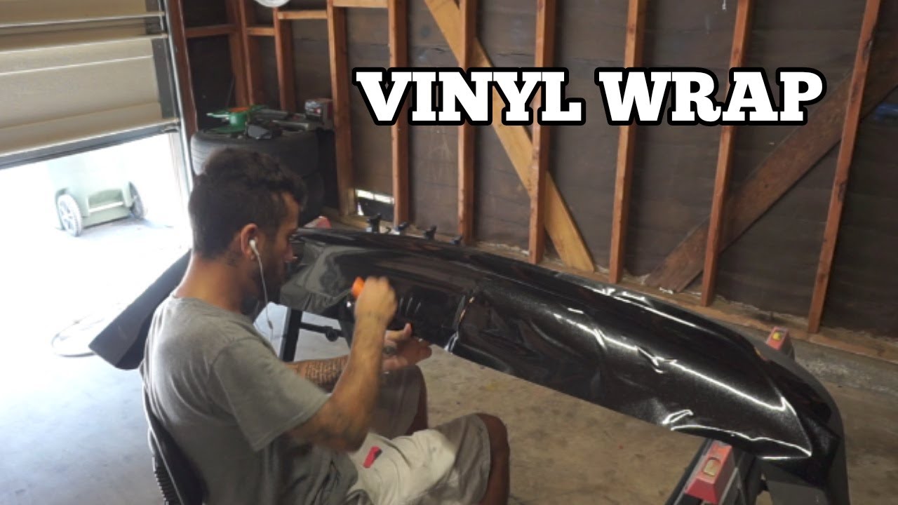 VINYL WRAPPING CUSTOM G35 LIP KIT - YouTube