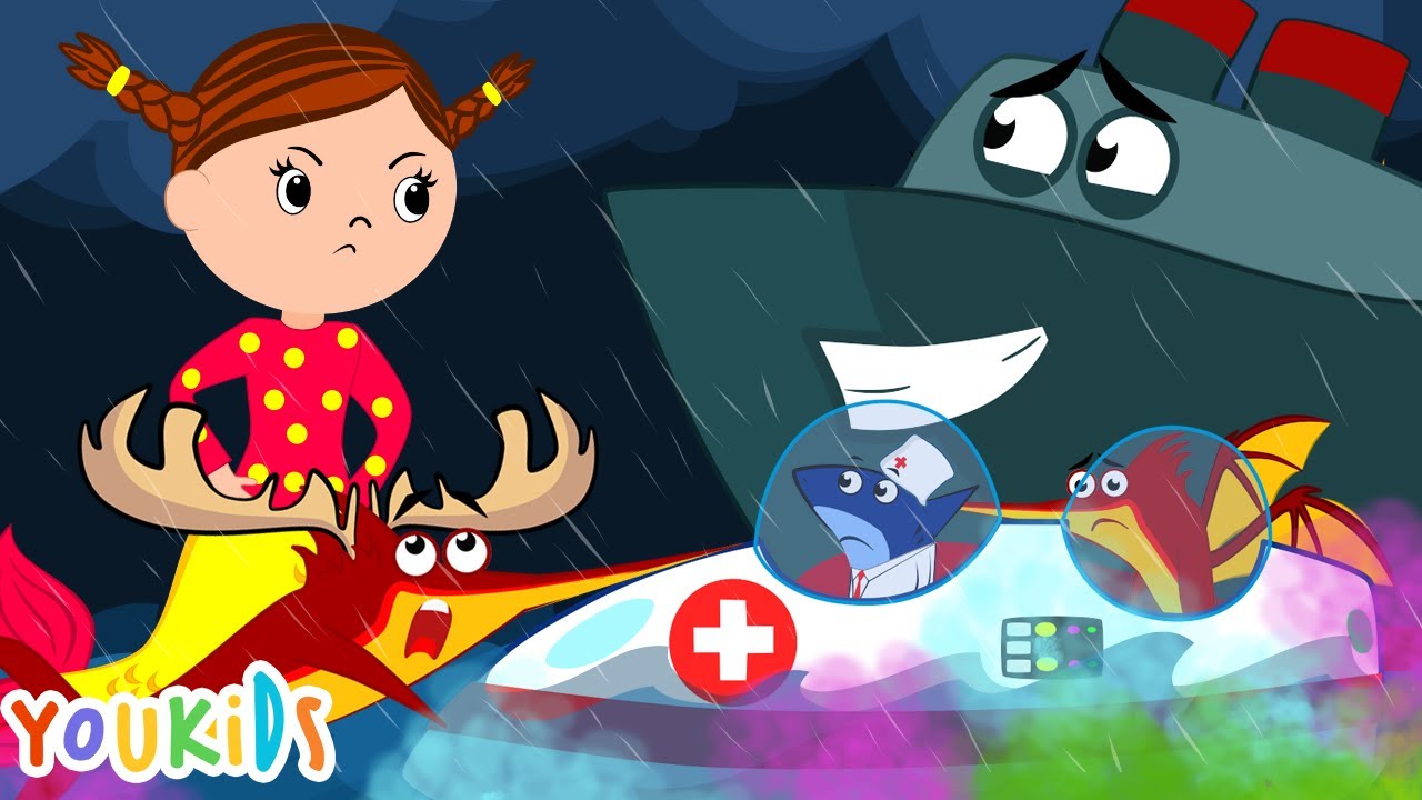 Baby Shark, Mermaid & Swordfish Against Marine Pollution - YouTube