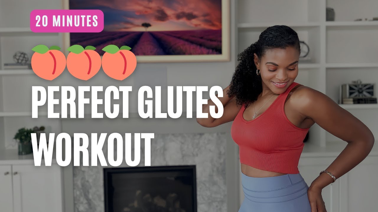 20 Min to Peach Perfect Glutes with Dumbbell at Home Workout | Dr ...